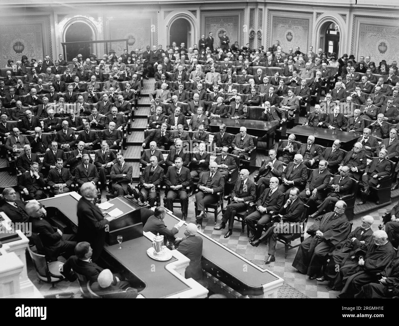 Woodrow Wilson memorial exercises in House of Representatives ca ...