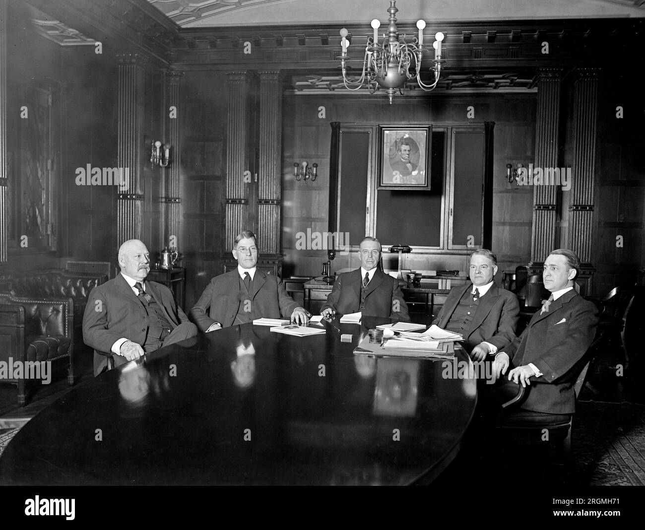 Members of the Federal Oil Conservation Board ca. 1925 Stock Photo - Alamy