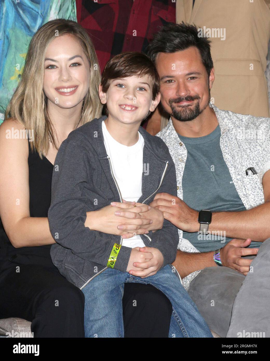 LOS ANGELES - AUG 6: Annika Noelle, Henry Samiri, Matthew Atkinson at ...