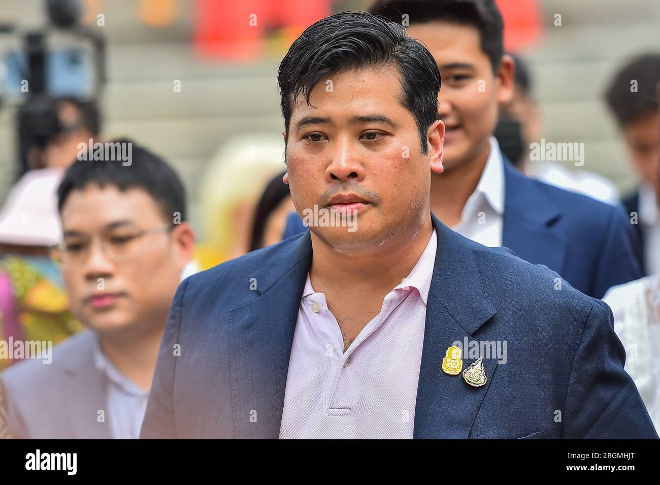 Thailand. 10th Aug, 2023. Vacharaesorn Vivacharawongse the second ...