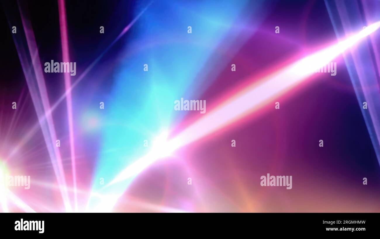 Colored very nice light effects in rotation and wave motion as ...