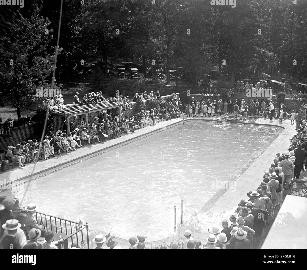 Grand Opening of swimming pool at Columbia Country Club, Chevy Chase ...