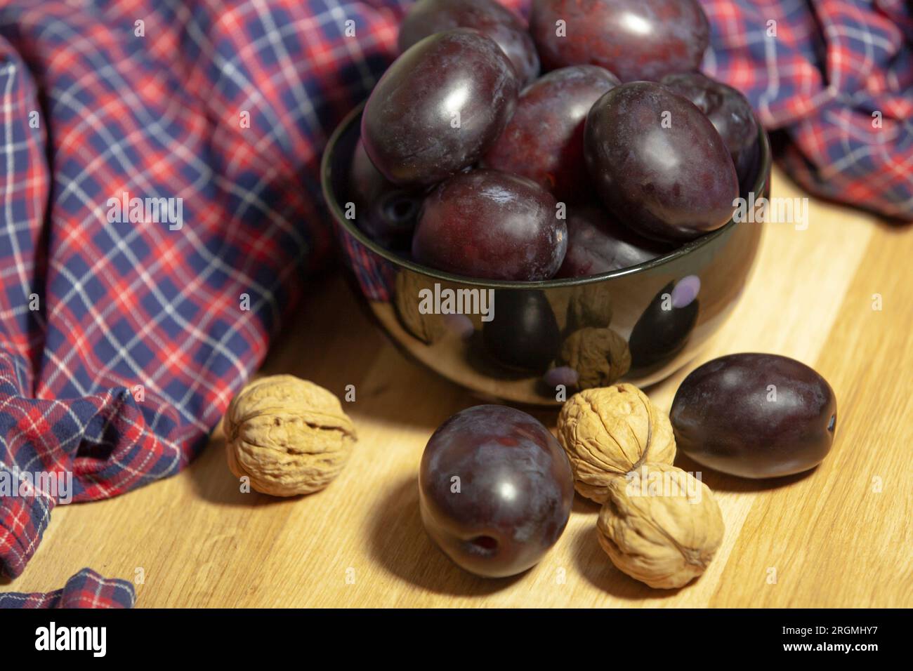 Various plums in bowl hi-res stock photography and images - Alamy