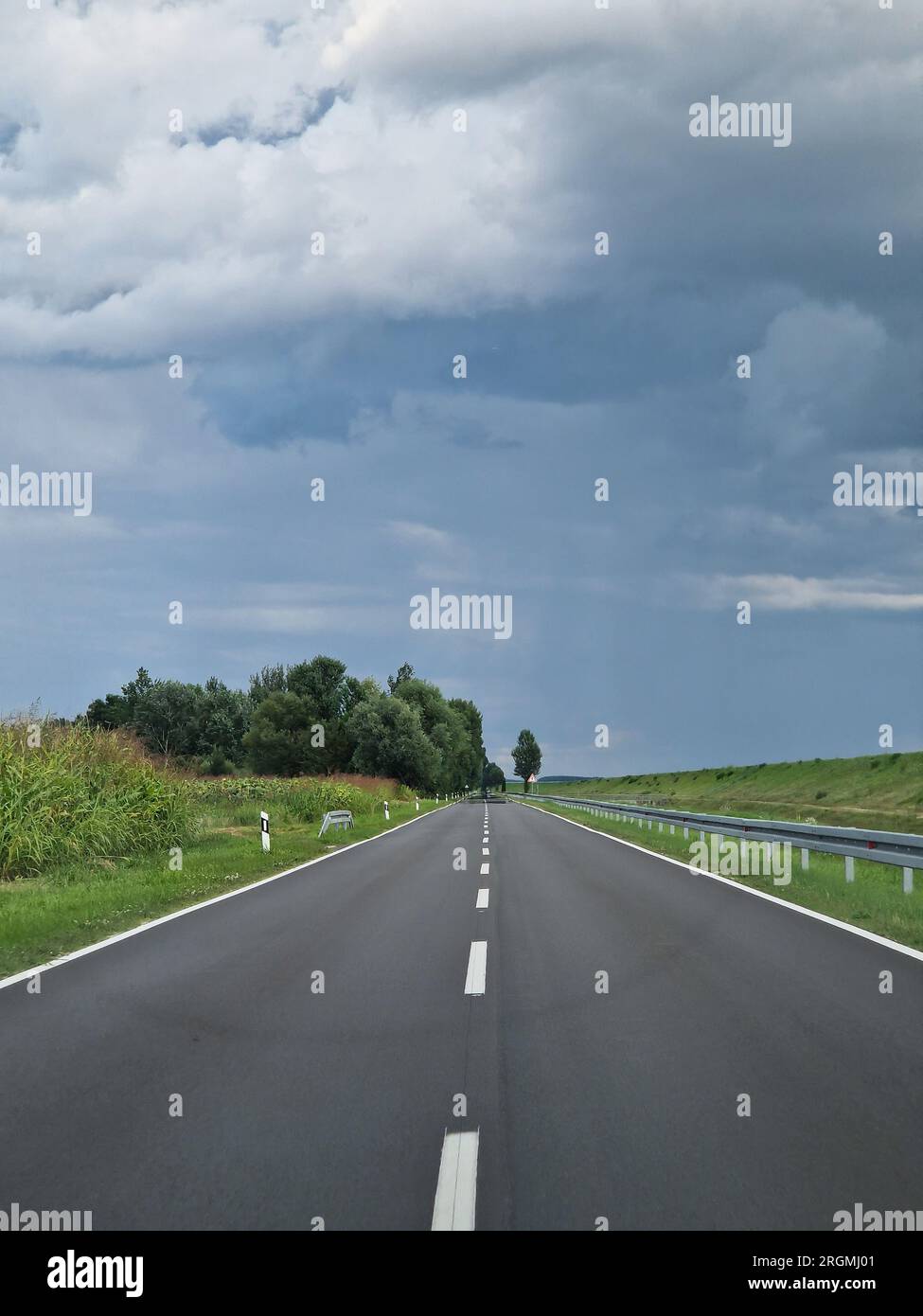 Pov driving on suburban road hi-res stock photography and images - Alamy