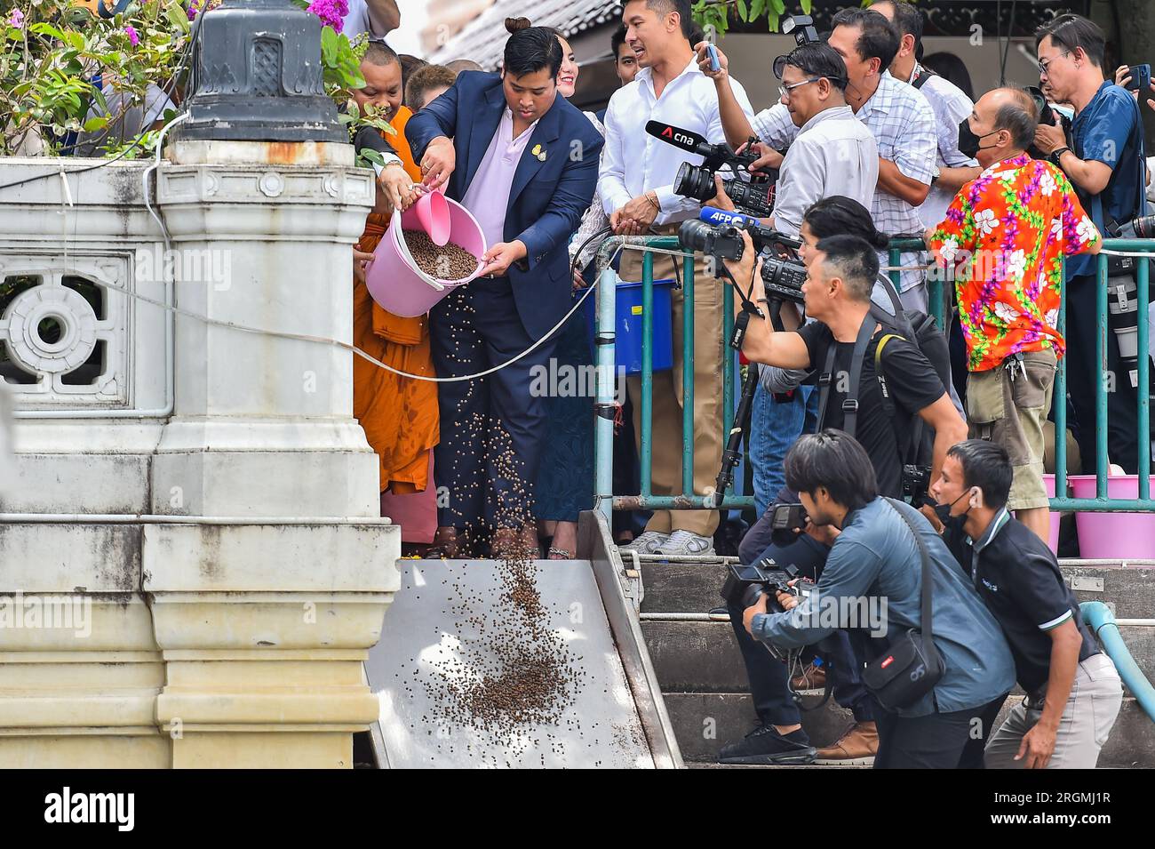 Thailand. 10th Aug, 2023. Vacharaesorn Vivacharawongse, the second ...