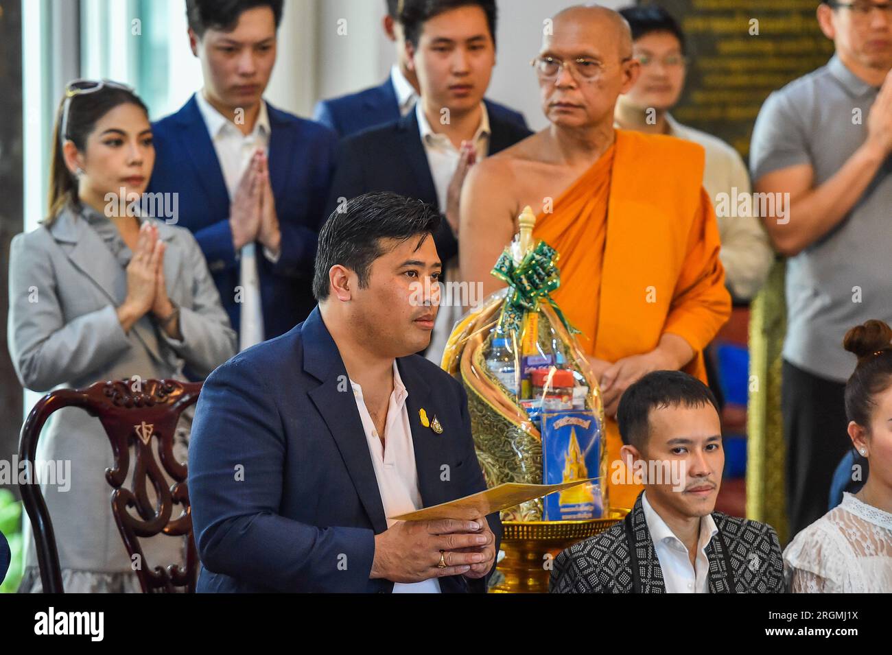 Thailand. 10th Aug, 2023. Vacharaesorn Vivacharawongse, the second ...