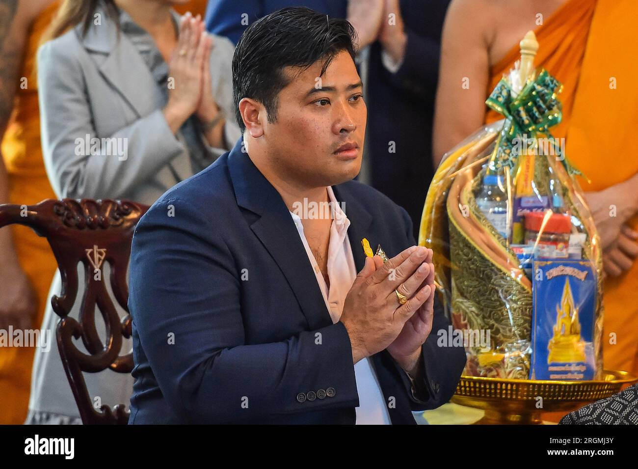 Thailand. 10th Aug, 2023. Vacharaesorn Vivacharawongse, the second ...