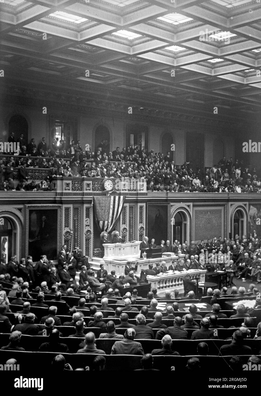 Woodrow wilson 1916 congress hi-res stock photography and images - Alamy
