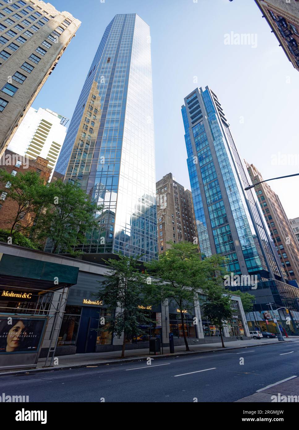 Midtown South: OneSixty Madison is a glass-clad irregular octagonal ...