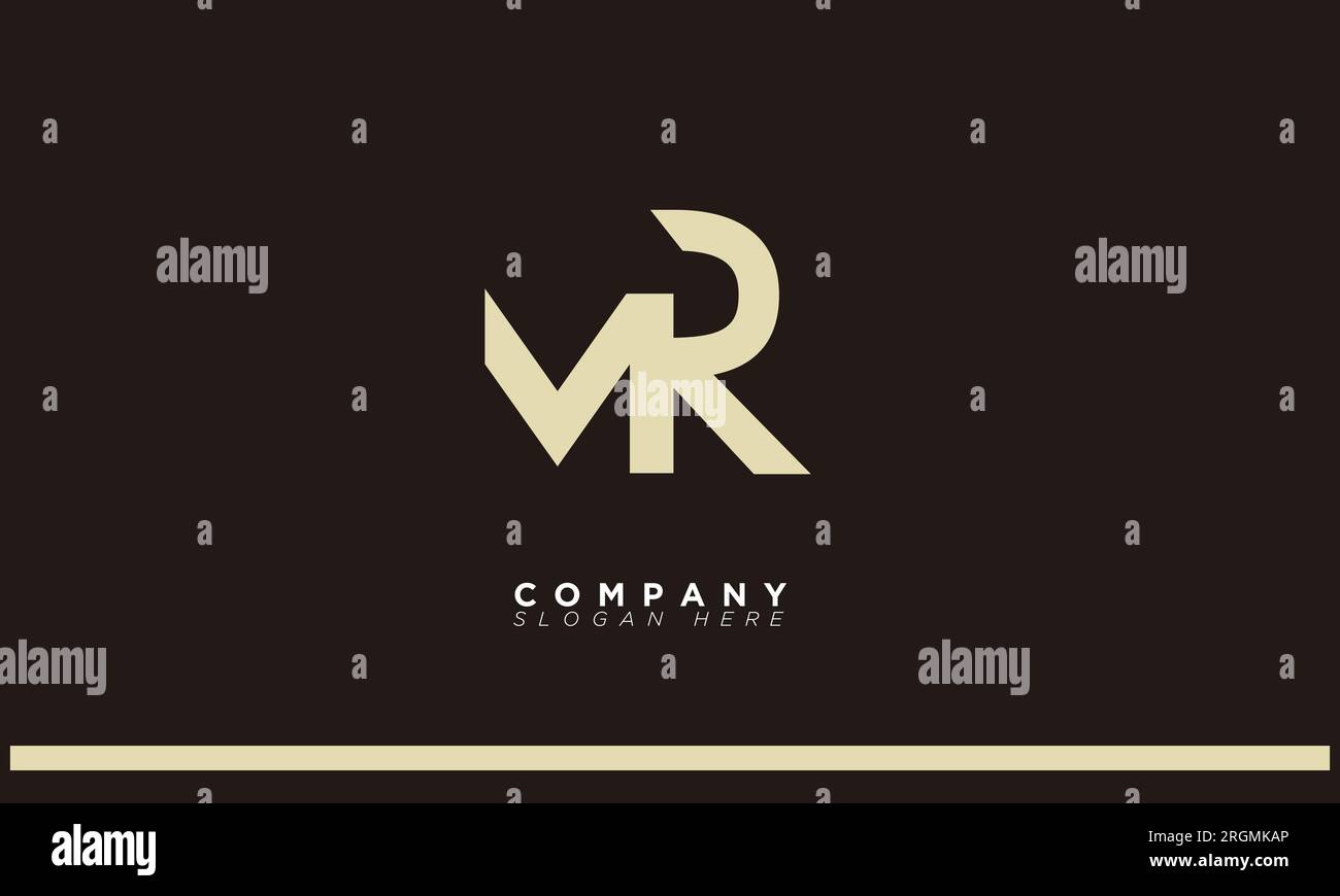 MR Alphabet letters Initials Monogram logo Stock Vector Image & Art - Alamy
