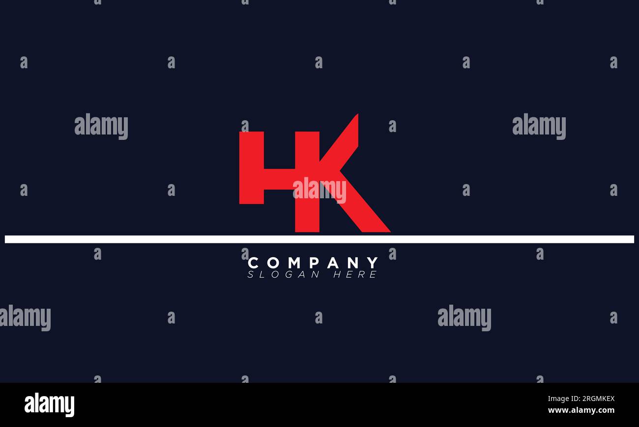 HK Alphabet letters Initials Monogram logo Stock Vector Image & Art - Alamy