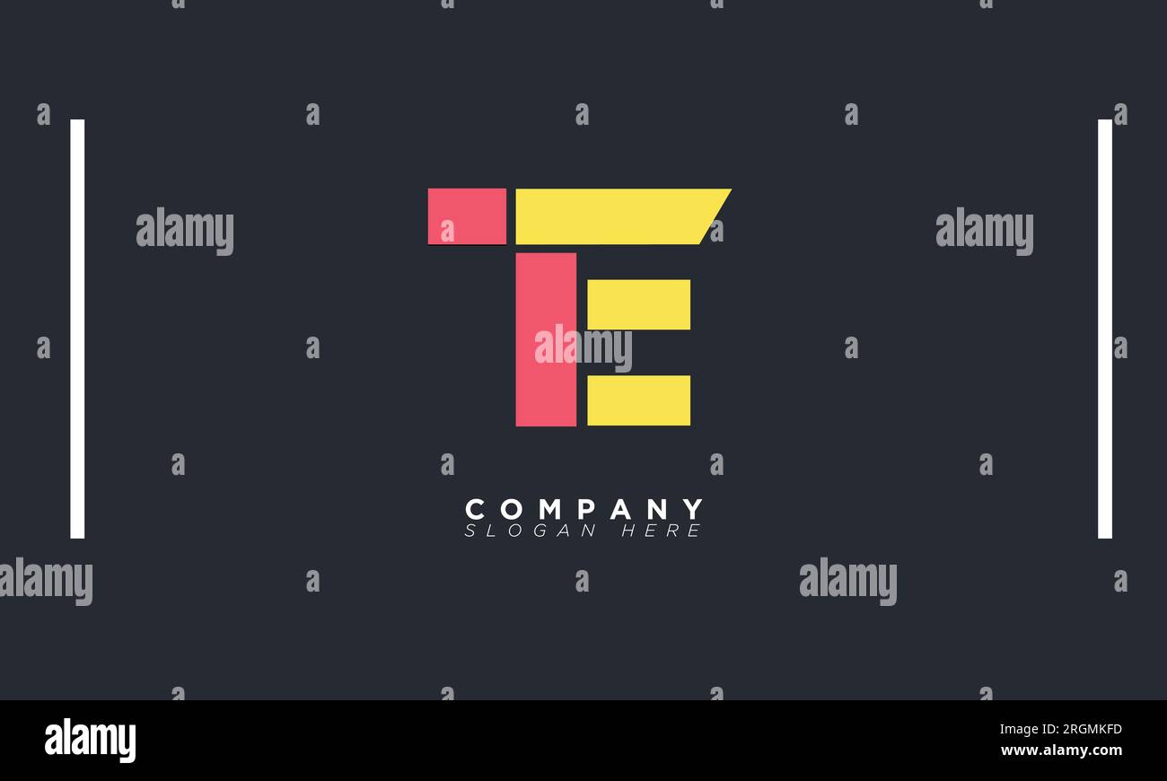TE Alphabet letters Initials Monogram logo Stock Vector Image & Art - Alamy