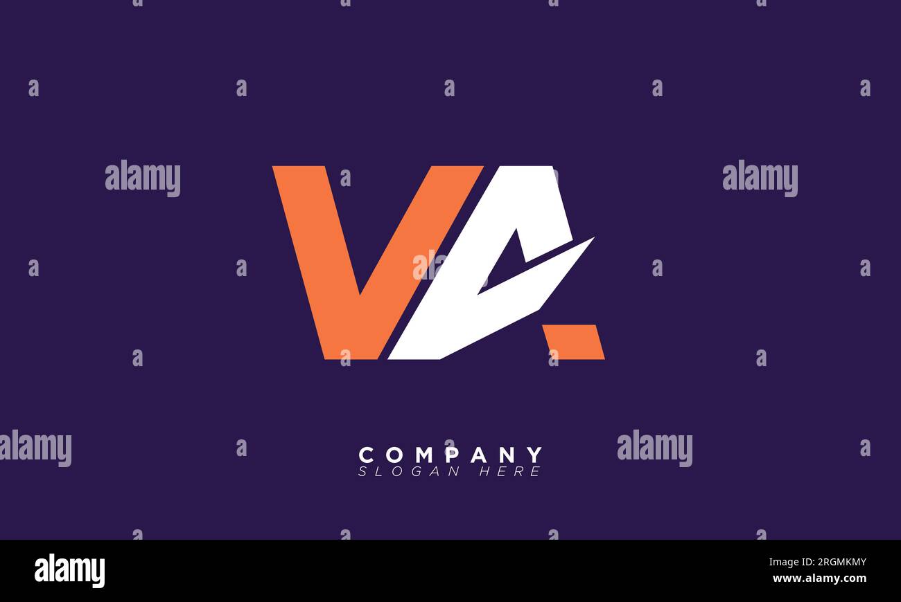 VA Alphabet letters Initials Monogram logo Stock Vector Image & Art - Alamy