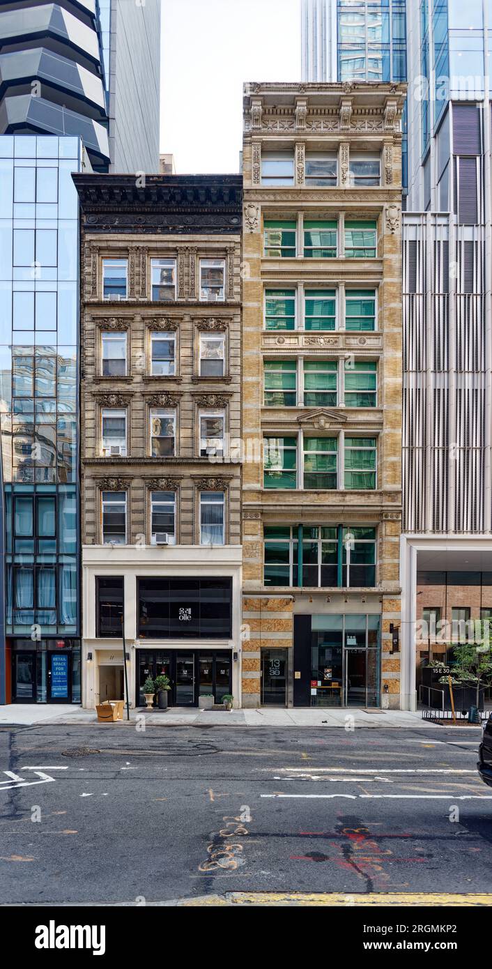 Midtown South: 11 and 13 East 30th Street are mid-rise brick and terra ...