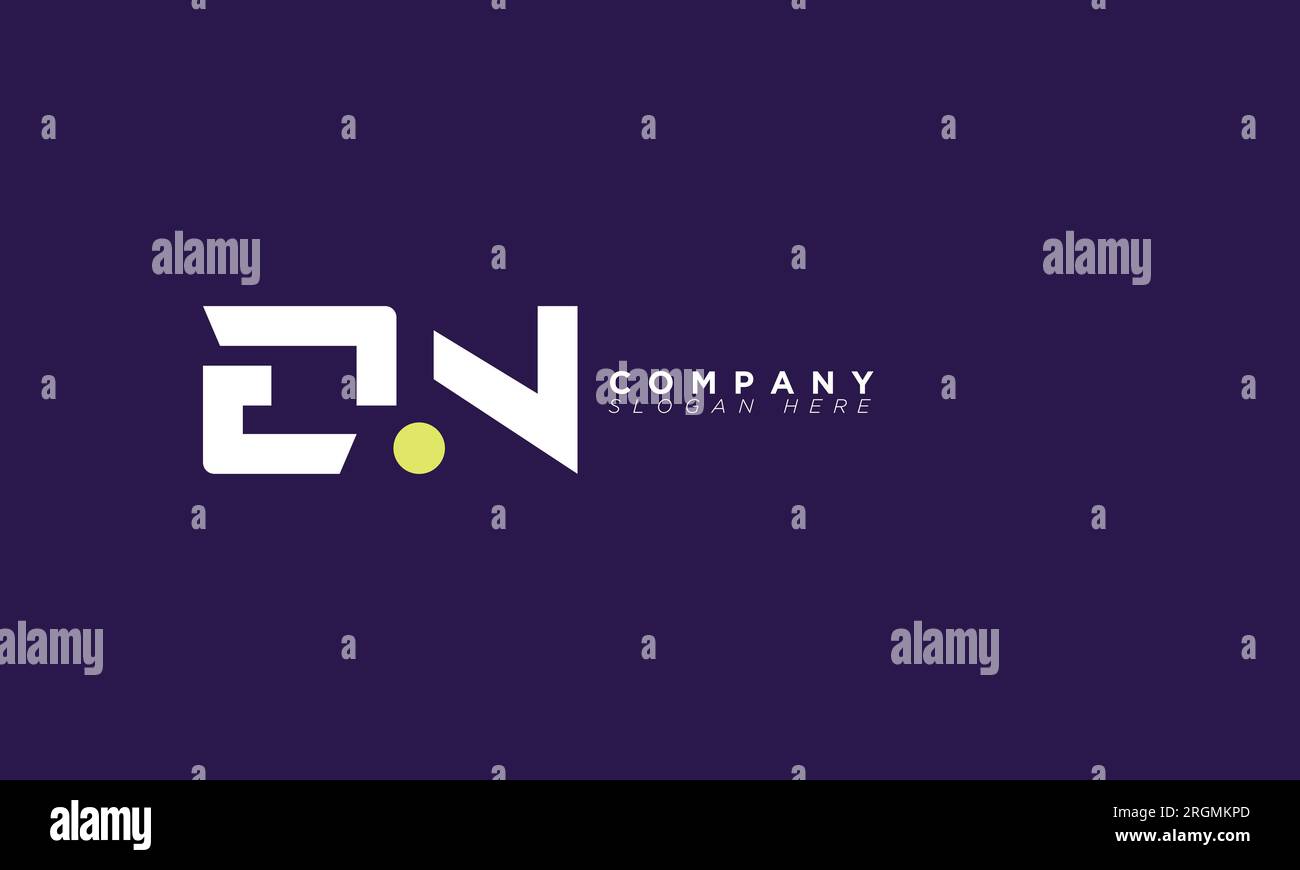 EN Alphabet letters Initials Monogram logo Stock Vector Image & Art - Alamy
