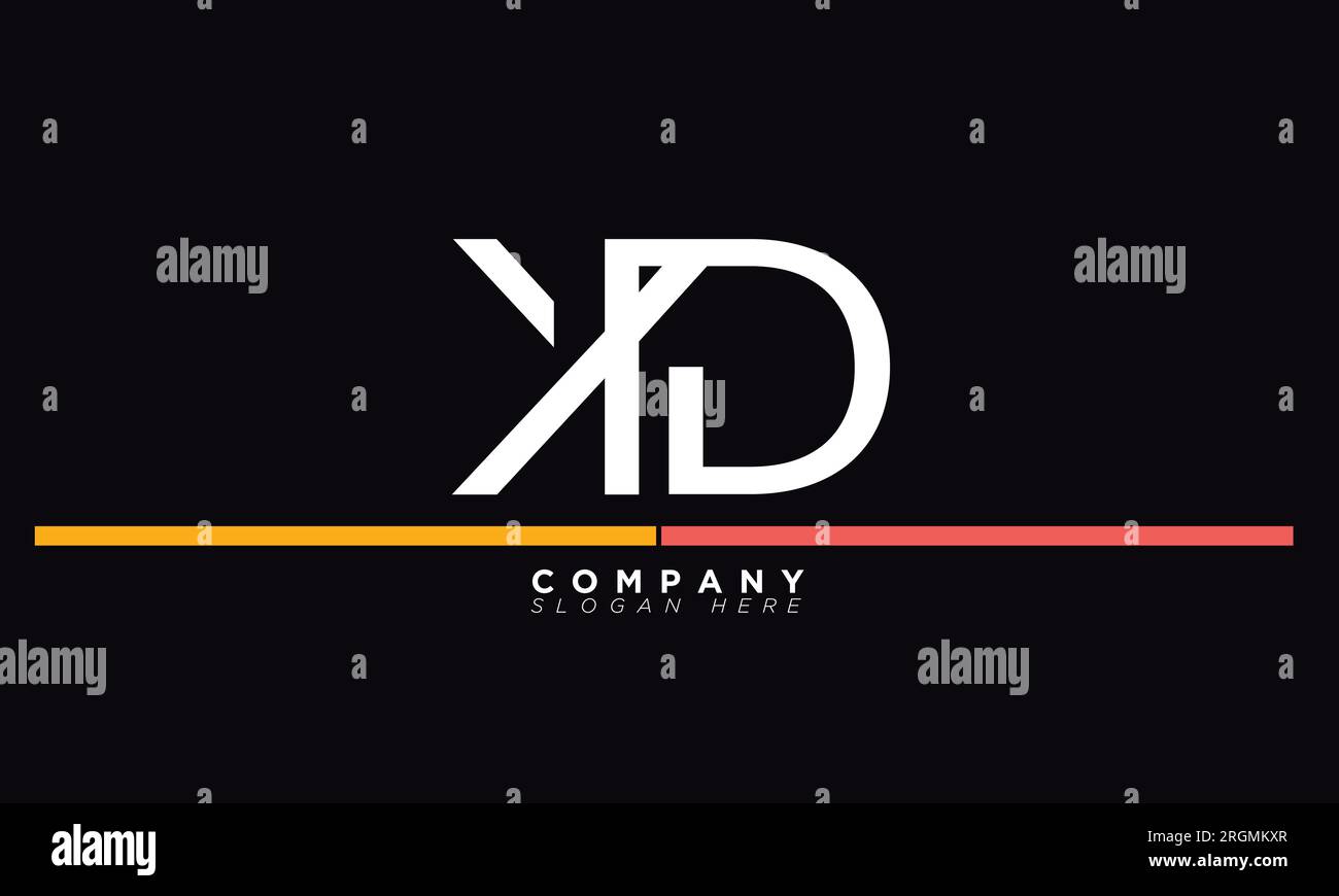 KD Alphabet letters Initials Monogram logo Stock Vector Image & Art - Alamy