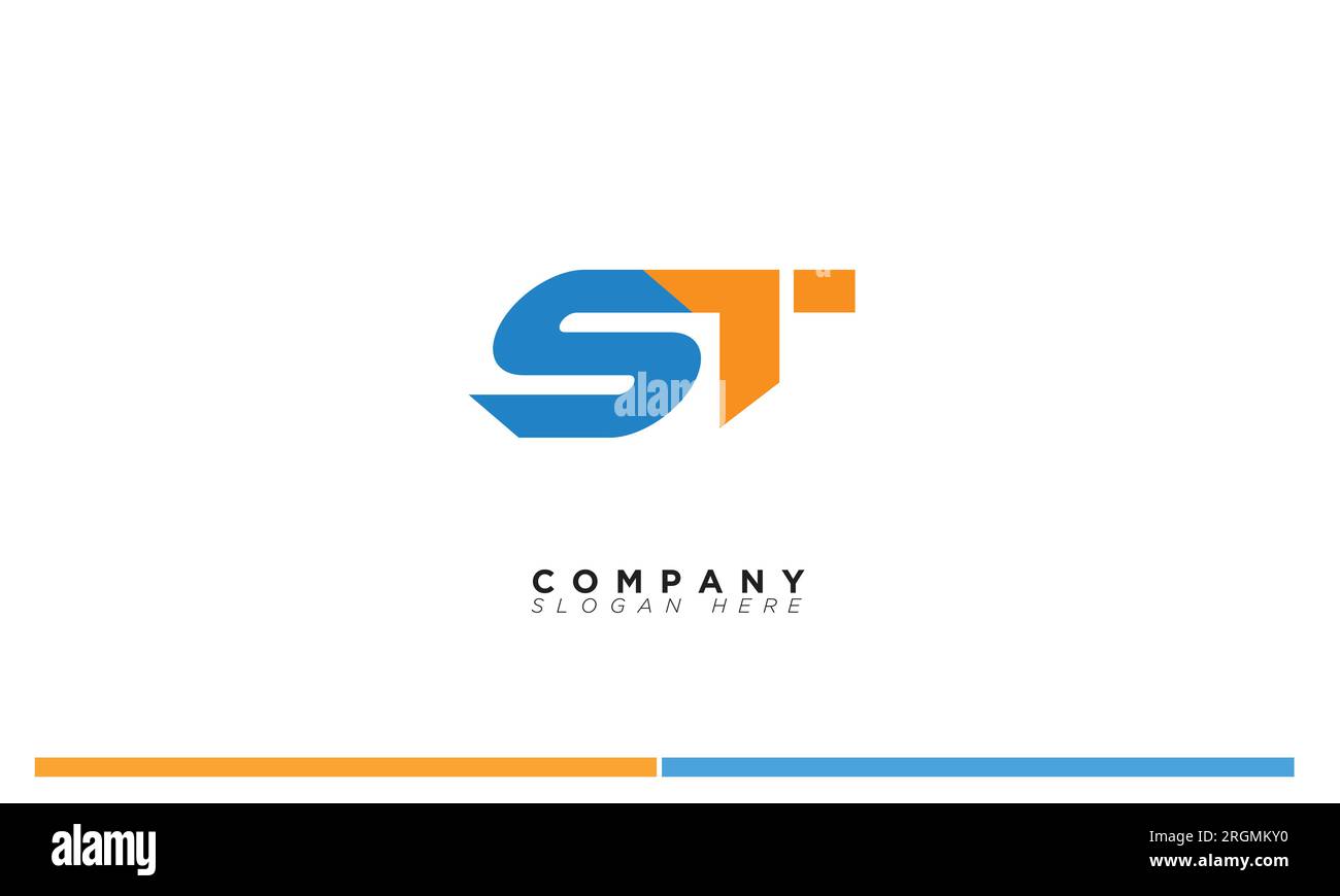 ST Alphabet letters Initials Monogram logo Stock Vector Image & Art - Alamy