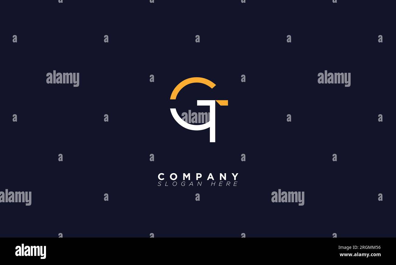 GT Alphabet letters Initials Monogram logo Stock Vector Image & Art - Alamy