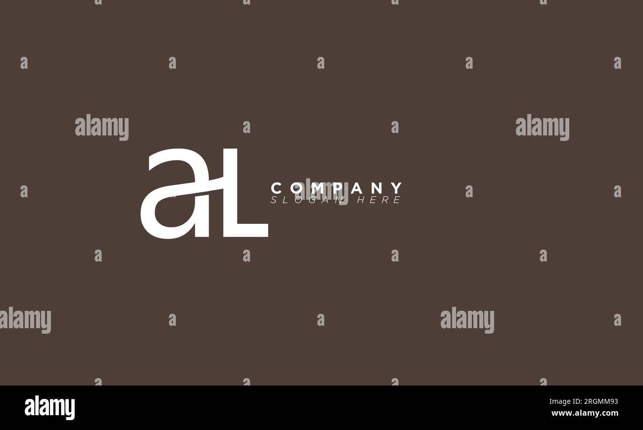 Al initials logo hi-res stock photography and images - Alamy