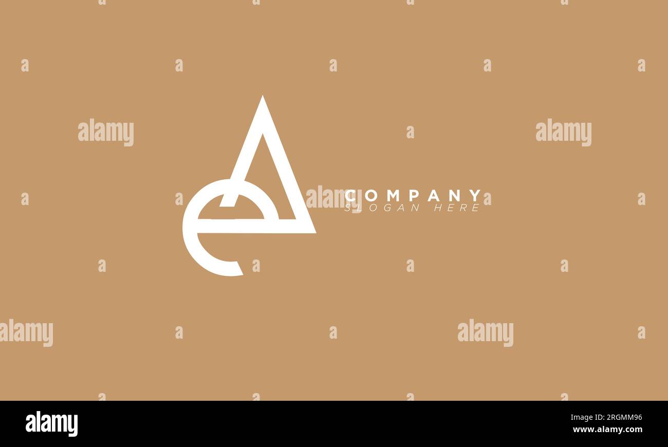 EA Alphabet letters Initials Monogram logo Stock Vector Image & Art - Alamy
