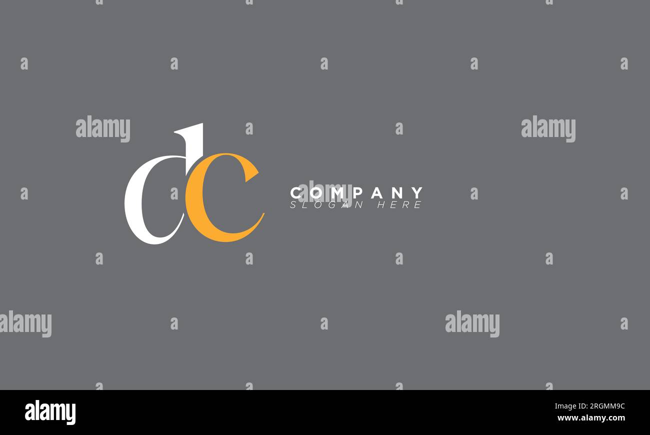 Dc initials logo Stock Vector Images - Alamy