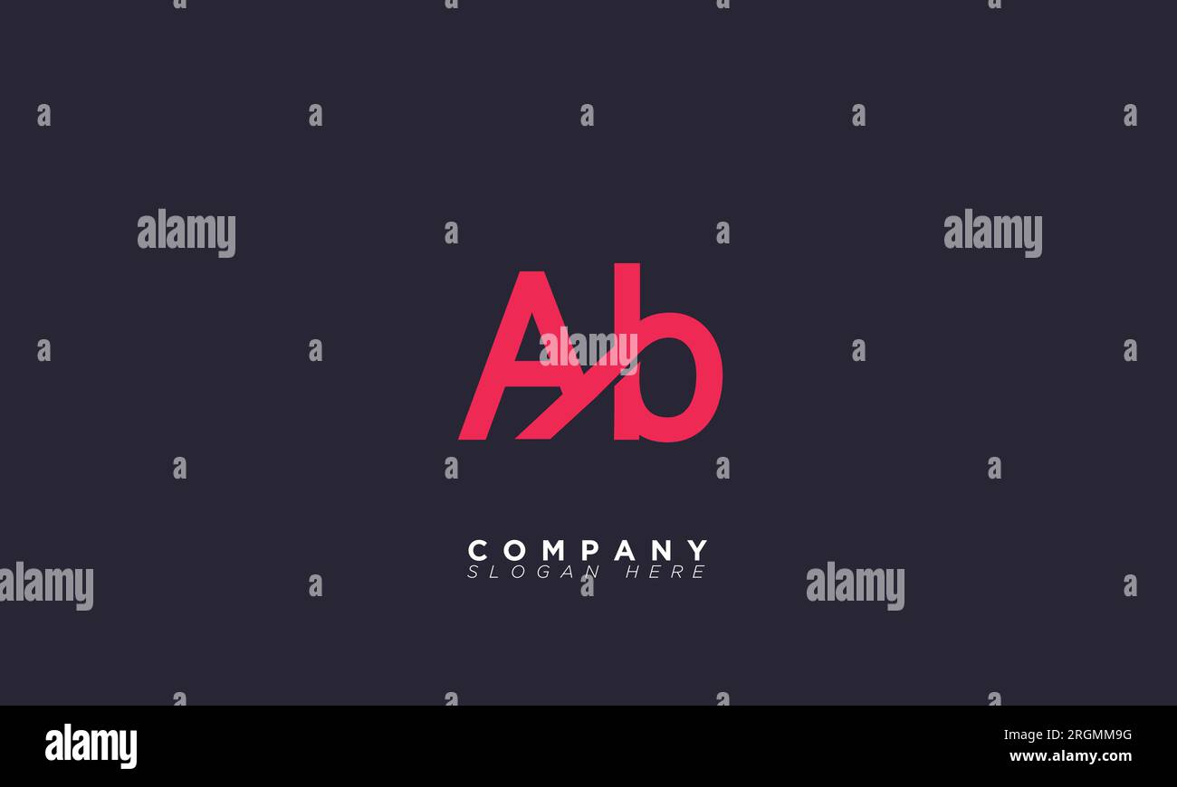 AB Alphabet letters Initials Monogram logo Stock Vector Image & Art - Alamy
