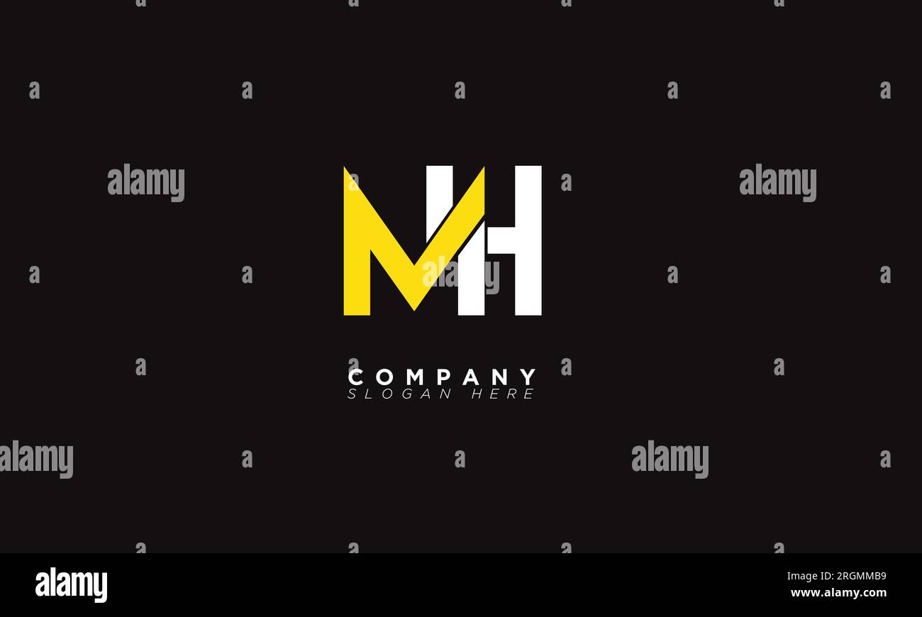 MH Alphabet letters Initials Monogram logo Stock Vector Image & Art - Alamy
