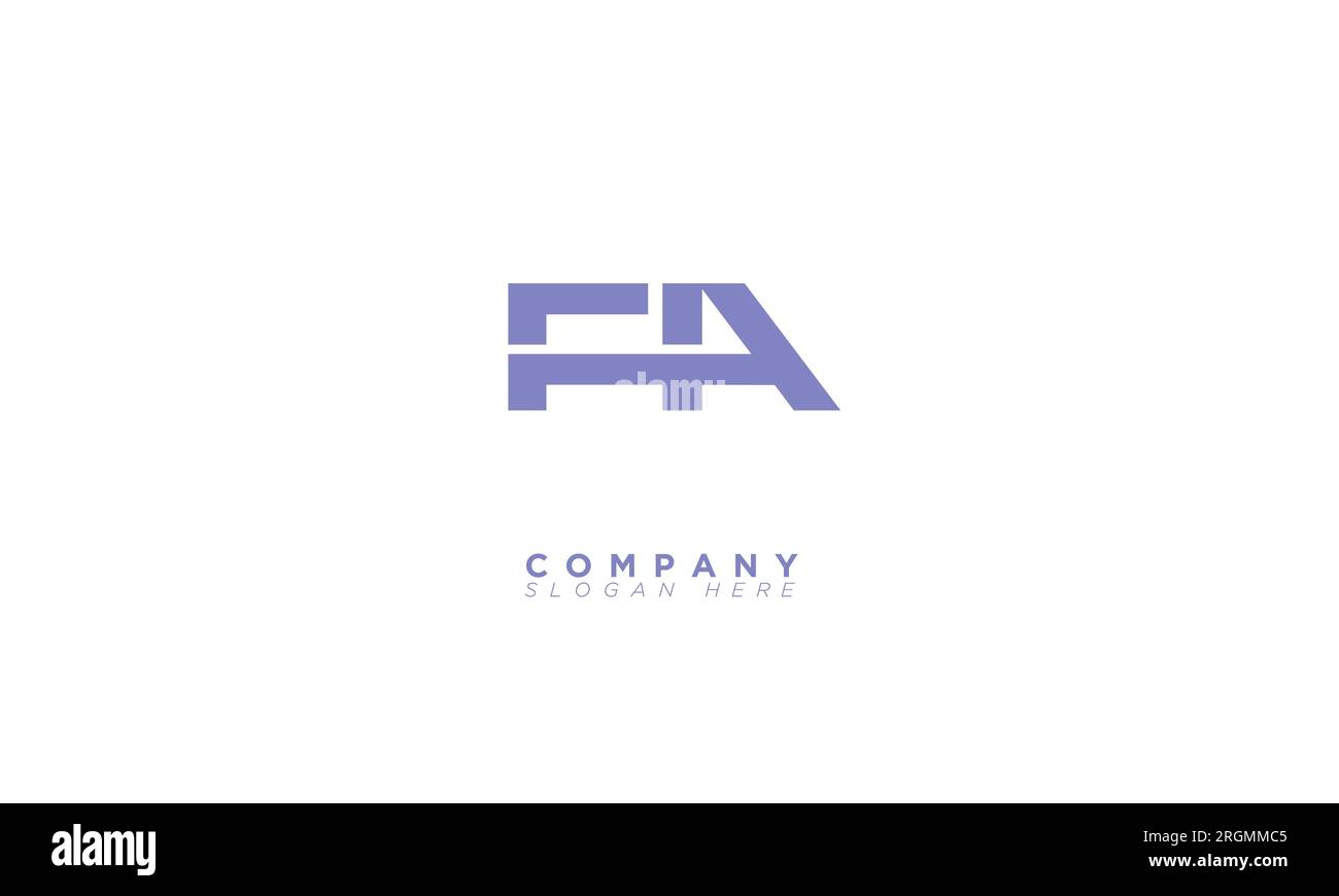 FA Alphabet letters Initials Monogram logo Stock Vector Image & Art - Alamy