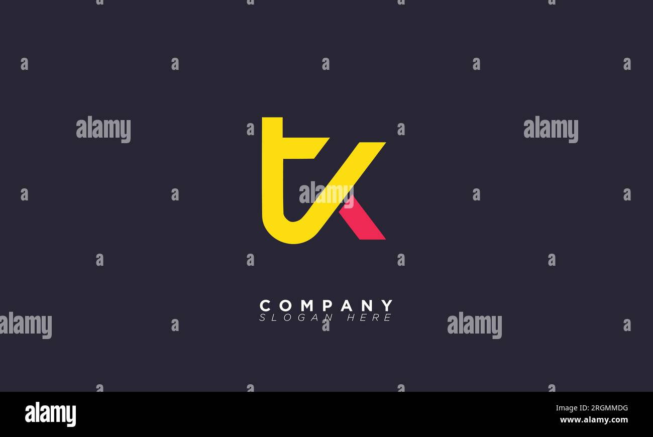 TK Alphabet letters Initials Monogram logo Stock Vector Image & Art - Alamy