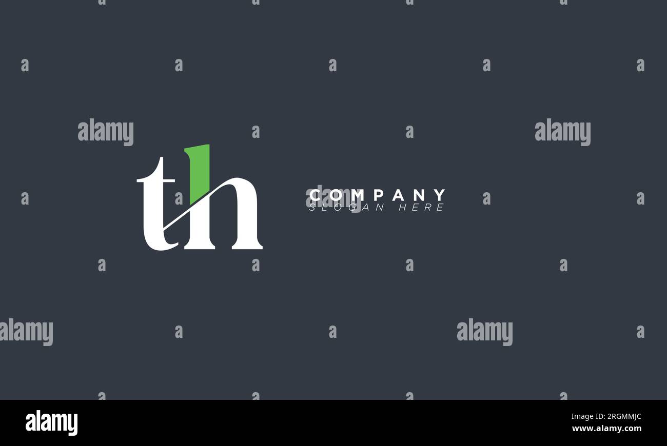 Th logo vector vectors hi-res stock photography and images - Alamy