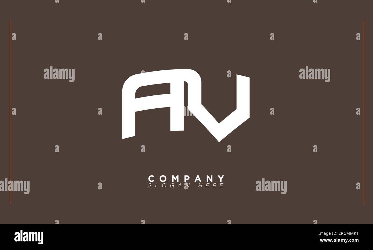 AV Alphabet letters Initials Monogram logo Stock Vector Image & Art - Alamy