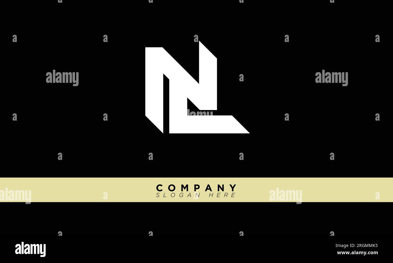 Nl initials logo Stock Vector Images - Alamy