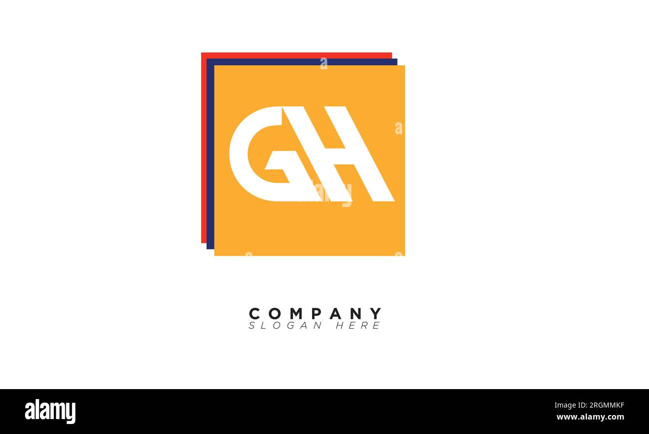 GH Alphabet letters Initials Monogram logo Stock Vector Image & Art - Alamy