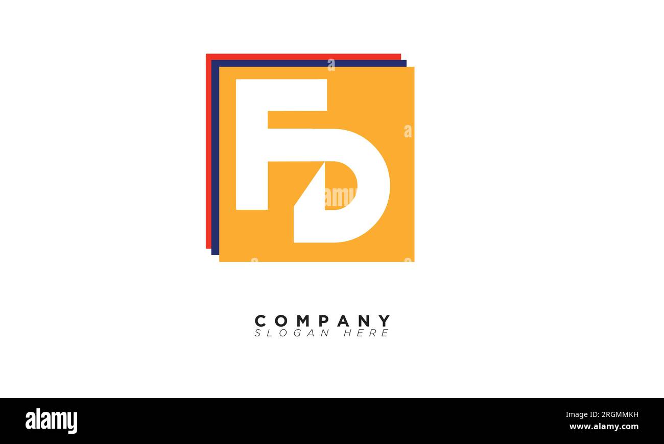 FD Alphabet letters Initials Monogram logo Stock Vector Image & Art - Alamy
