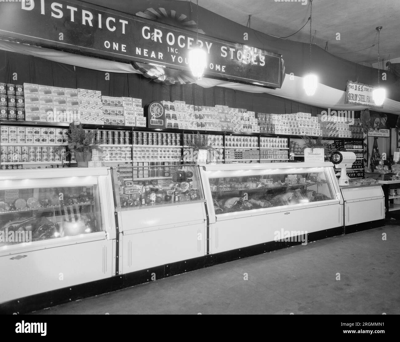 District Grocery Stores interior, Washington D.C. ca. 1910-1935 Stock ... District Grocery Stores interior, Washington D.C. ca. 1910-1935 Stock ...