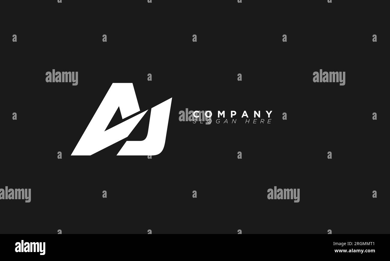 AJ Alphabet letters Initials Monogram logo Stock Vector Image & Art - Alamy