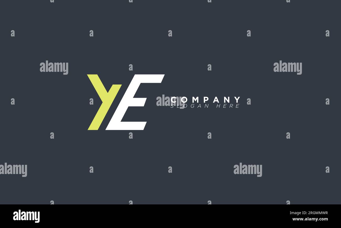 YE Alphabet letters Initials Monogram logo Stock Vector Image & Art - Alamy