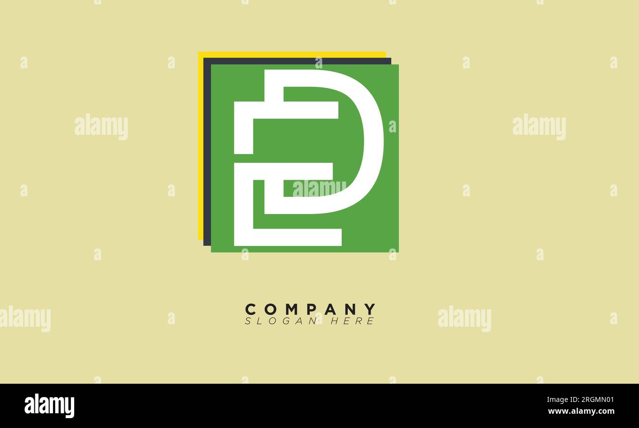 ED Alphabet letters Initials Monogram logo Stock Vector Image & Art - Alamy