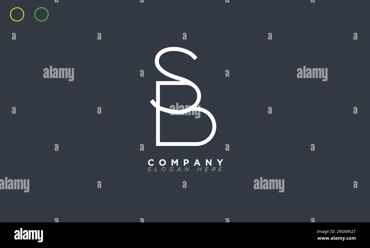 SB Alphabet letters Initials Monogram logo Stock Vector Image & Art - Alamy