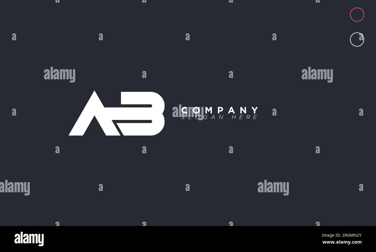 AB Alphabet letters Initials Monogram logo Stock Vector Image & Art - Alamy