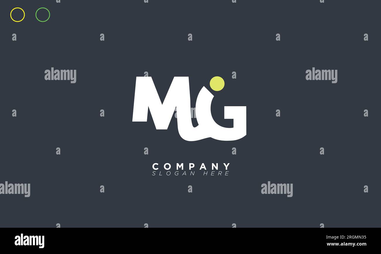 MG Alphabet letters Initials Monogram logo Stock Vector Image & Art - Alamy