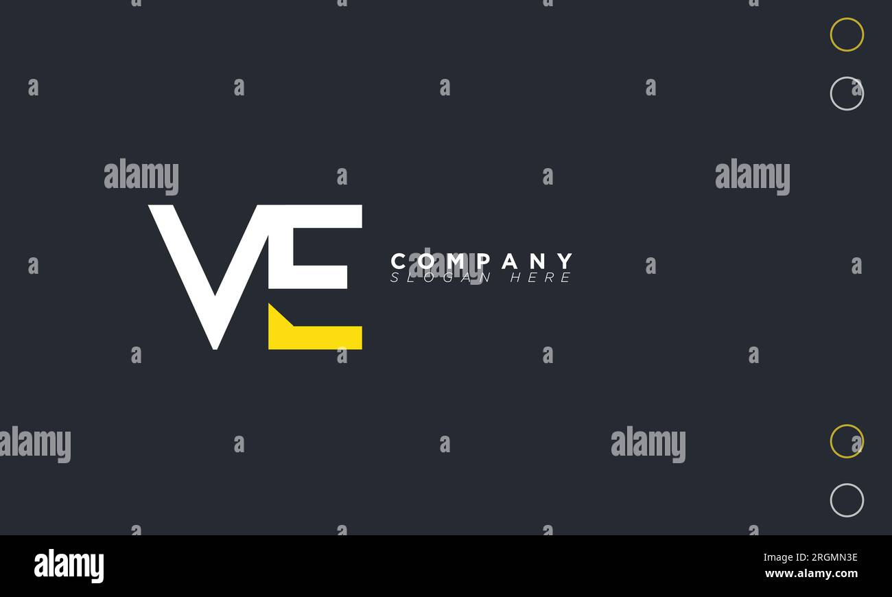 VE Alphabet letters Initials Monogram logo Stock Vector Image & Art - Alamy