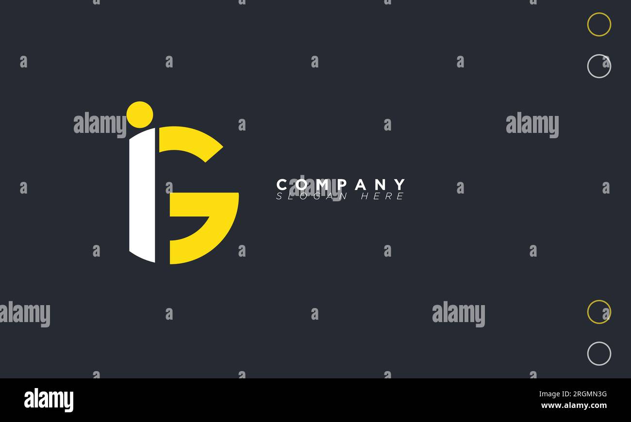 IG Alphabet letters Initials Monogram logo Stock Vector Image & Art - Alamy