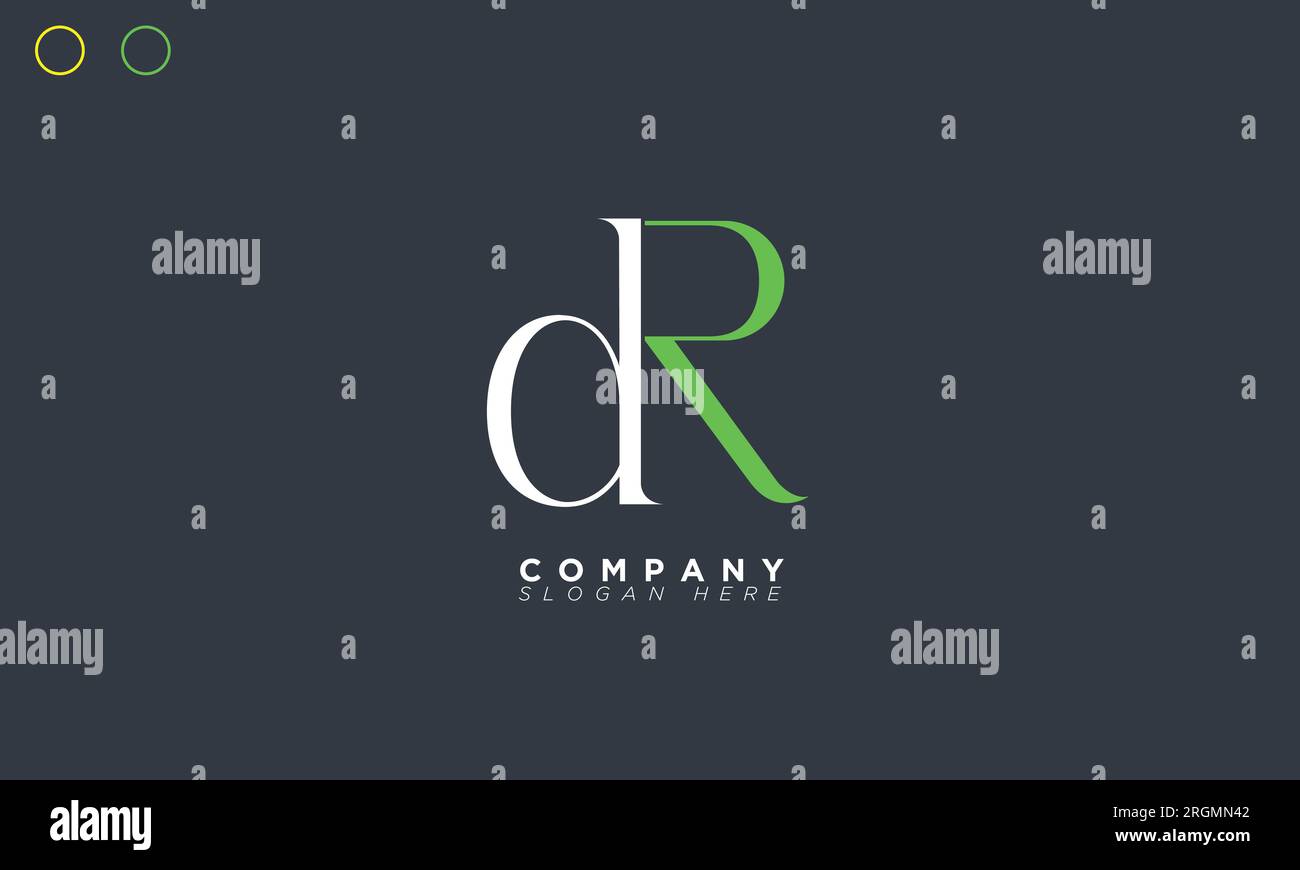 DR Alphabet letters Initials Monogram logo Stock Vector Image & Art - Alamy