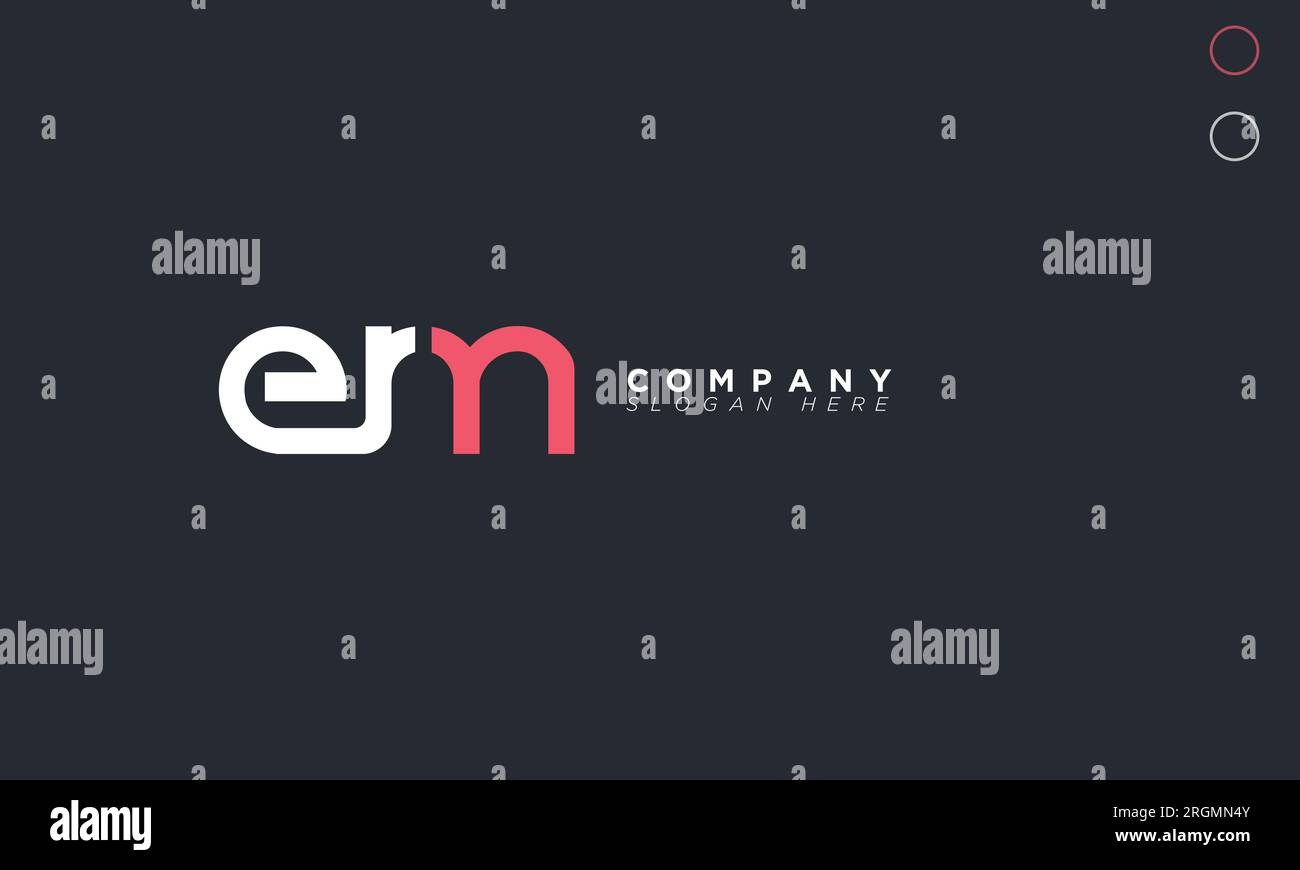 ERM Alphabet letters Initials Monogram logo Stock Vector Image & Art ...