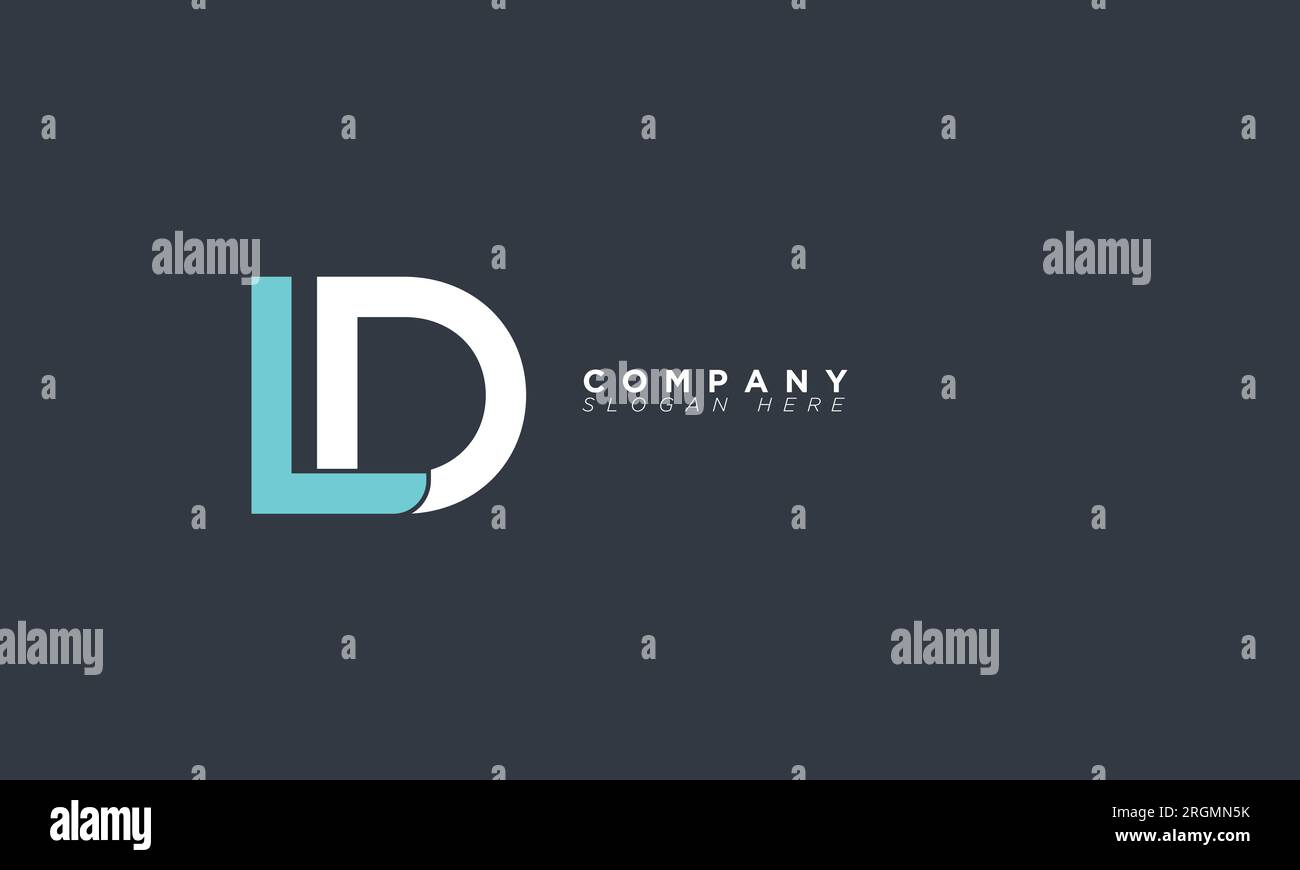 LD Alphabet letters Initials Monogram logo Stock Vector Image & Art - Alamy