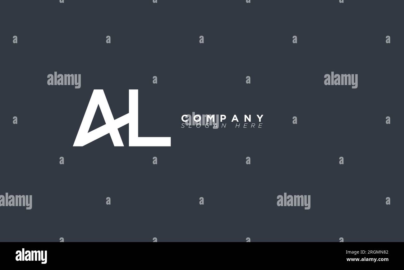 AL Alphabet letters Initials Monogram logo Stock Vector Image & Art - Alamy