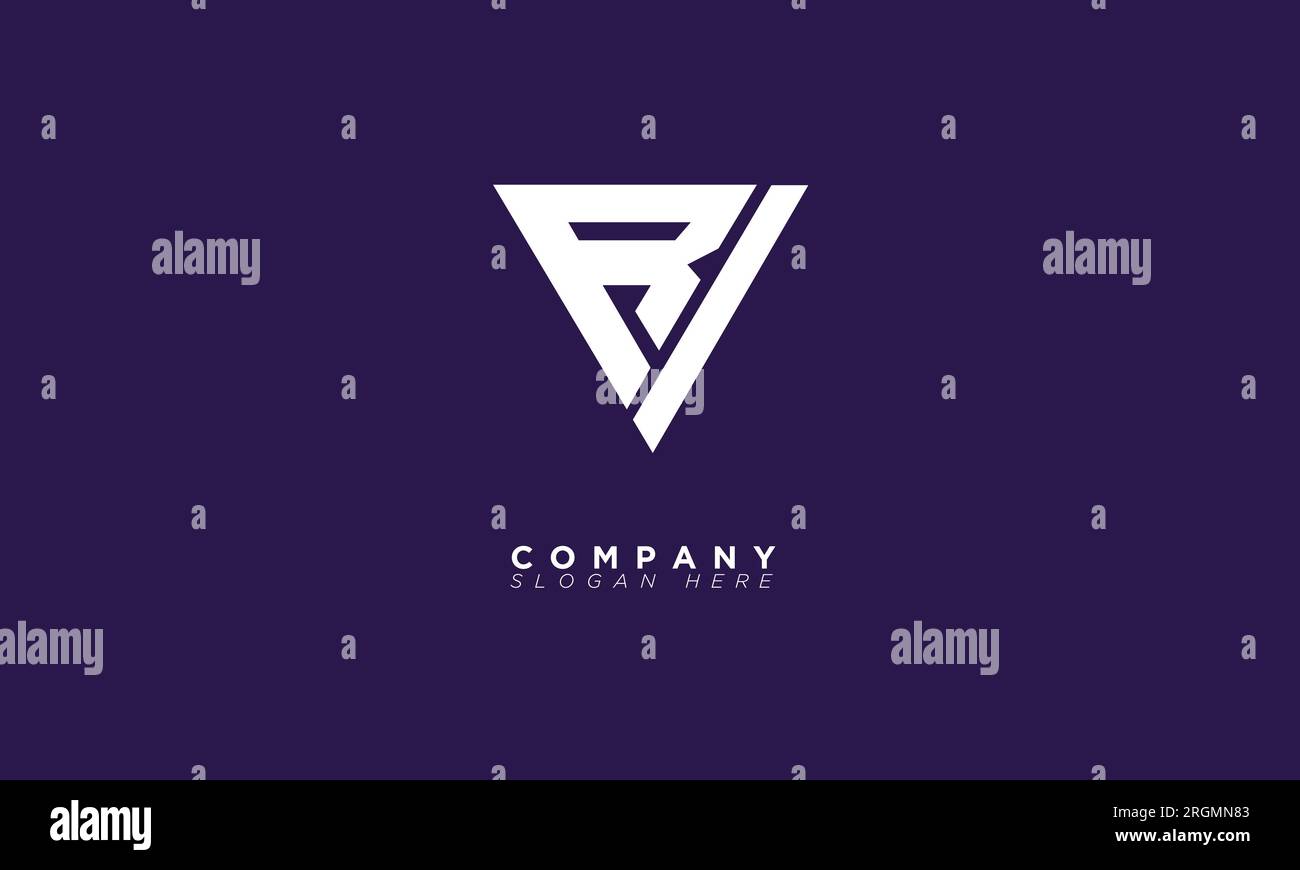 RV Alphabet letters Initials Monogram logo Stock Vector Image & Art - Alamy