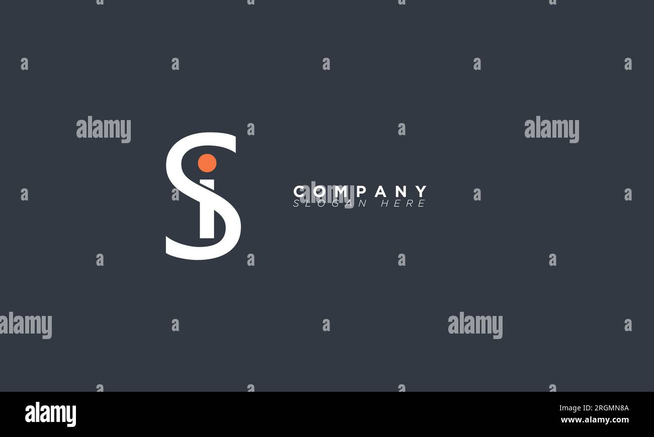 SI Alphabet letters Initials Monogram logo Stock Vector Image & Art - Alamy