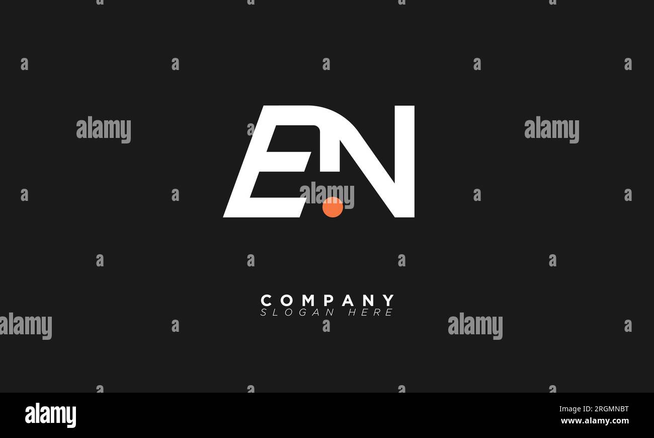 EN Alphabet letters Initials Monogram logo Stock Vector Image & Art - Alamy